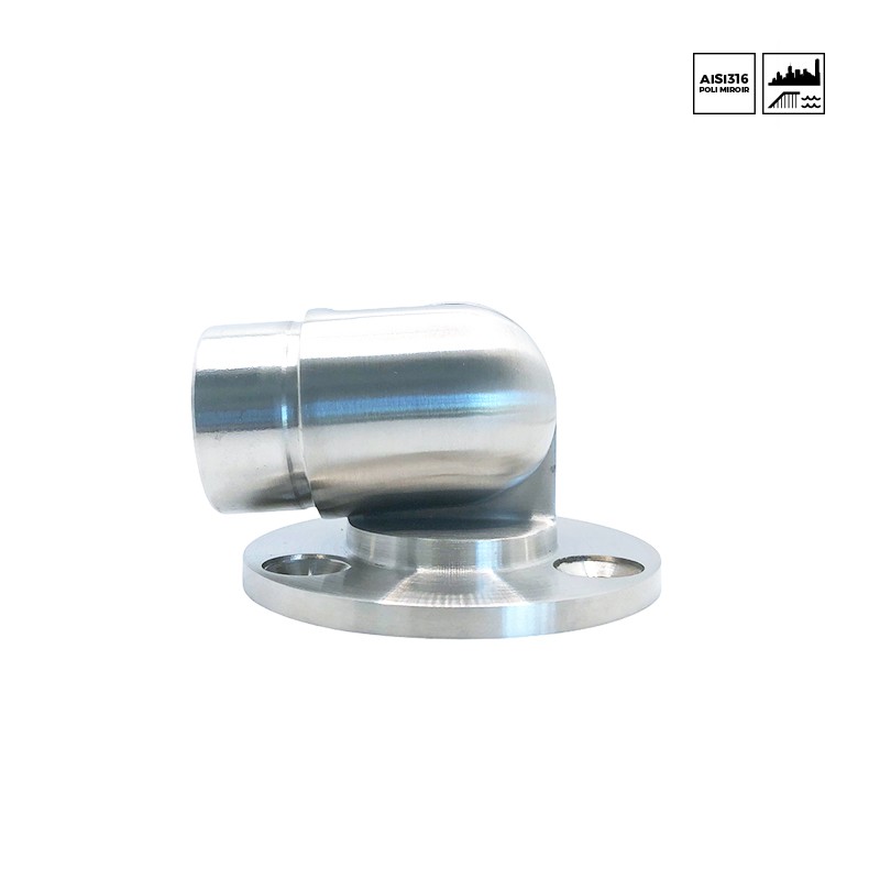 Rotule inox sur platine | METALIDEAL