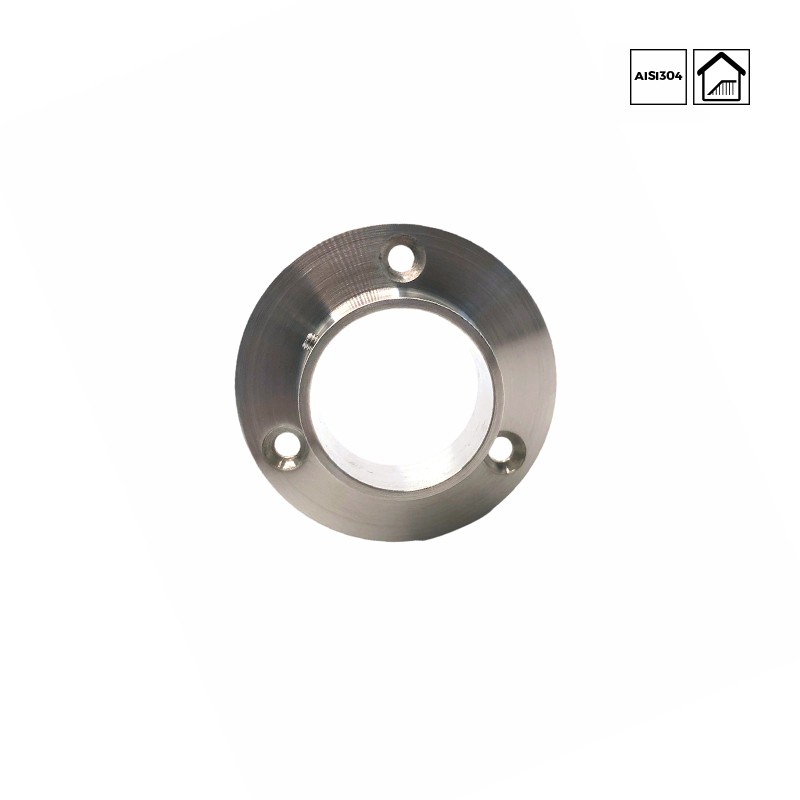 Fixation murale inox pour tube | METALIDEAL