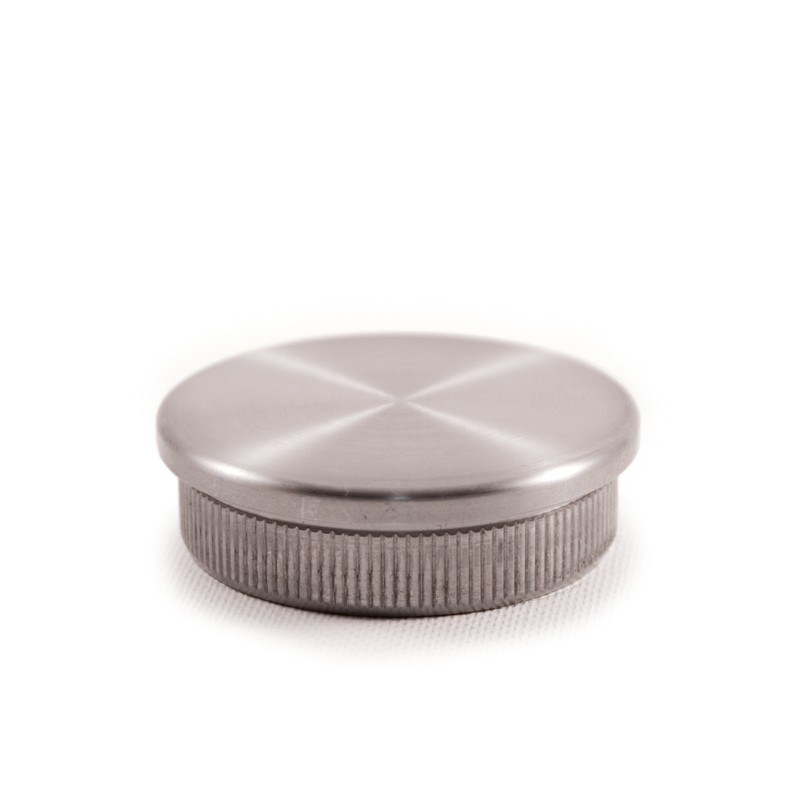 Bouchon plat inox pour tube | METALIDEAL
